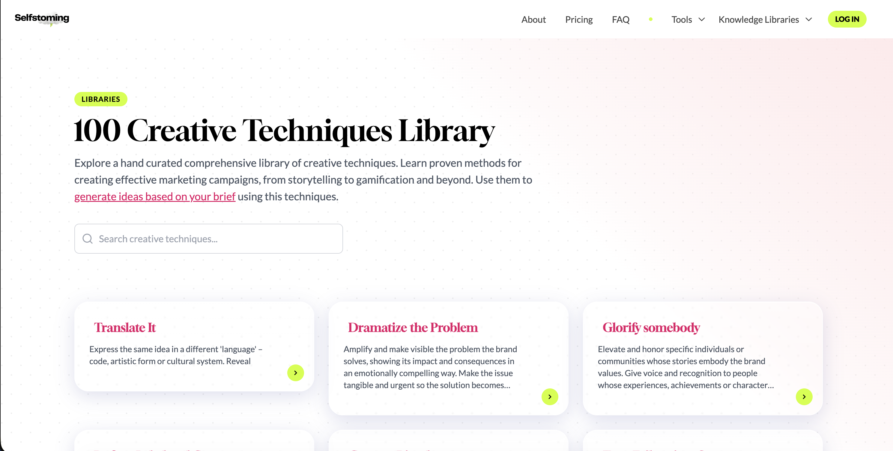 Install it - Creative Technique Guide | Selfstorming